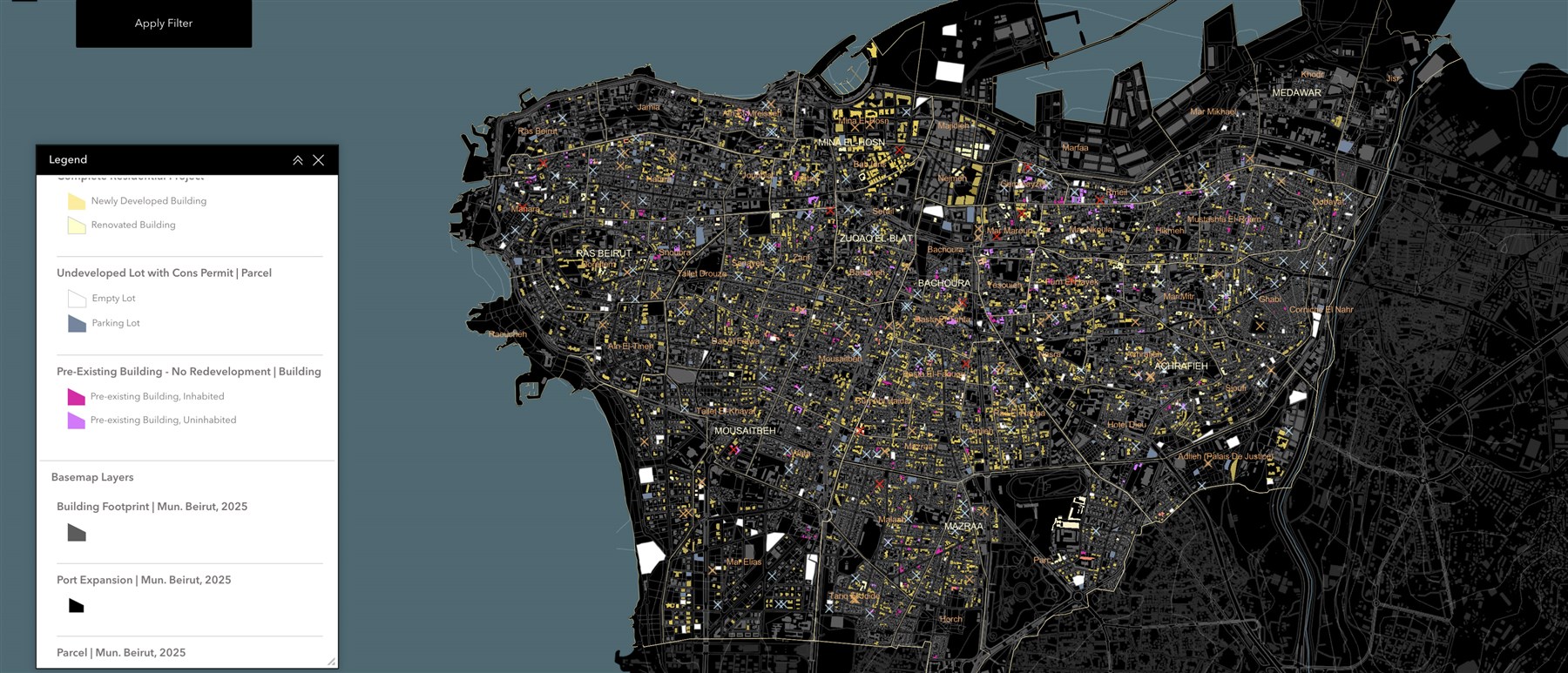 Beirut Urban Lab - Beirut Built Environment Database (BBED): New Data ...
